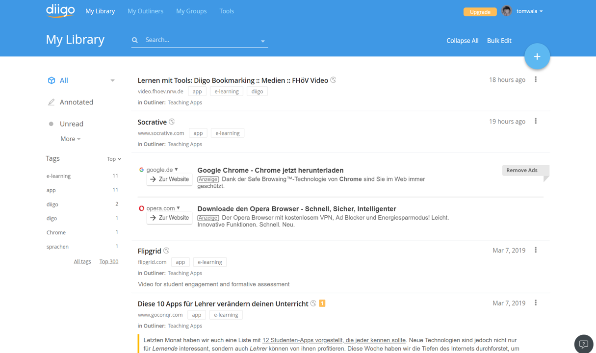 Diigo – Digital Teaching Blog