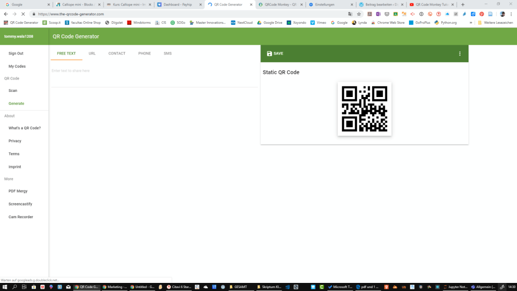 QR Code Monkey & QR Code Generator – Digital Teaching Blog
